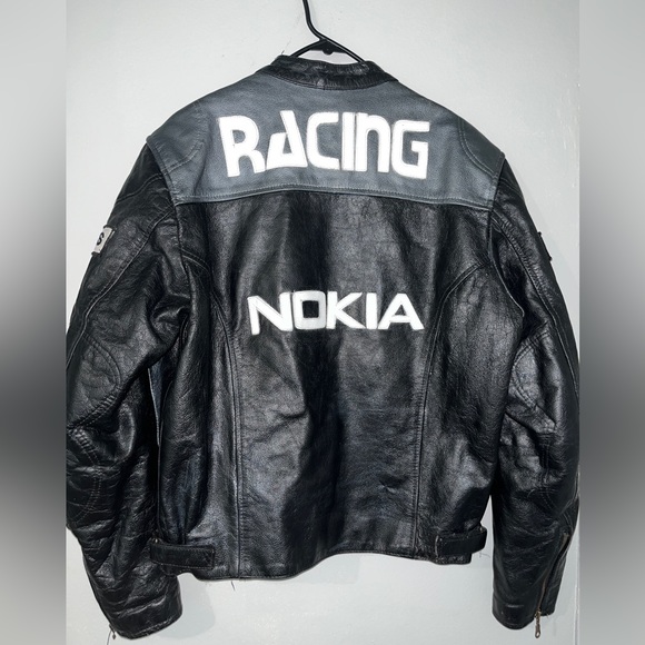 Jackets & Coats | Rare Vintage Nokia Racing Leather Jacket | Poshmark